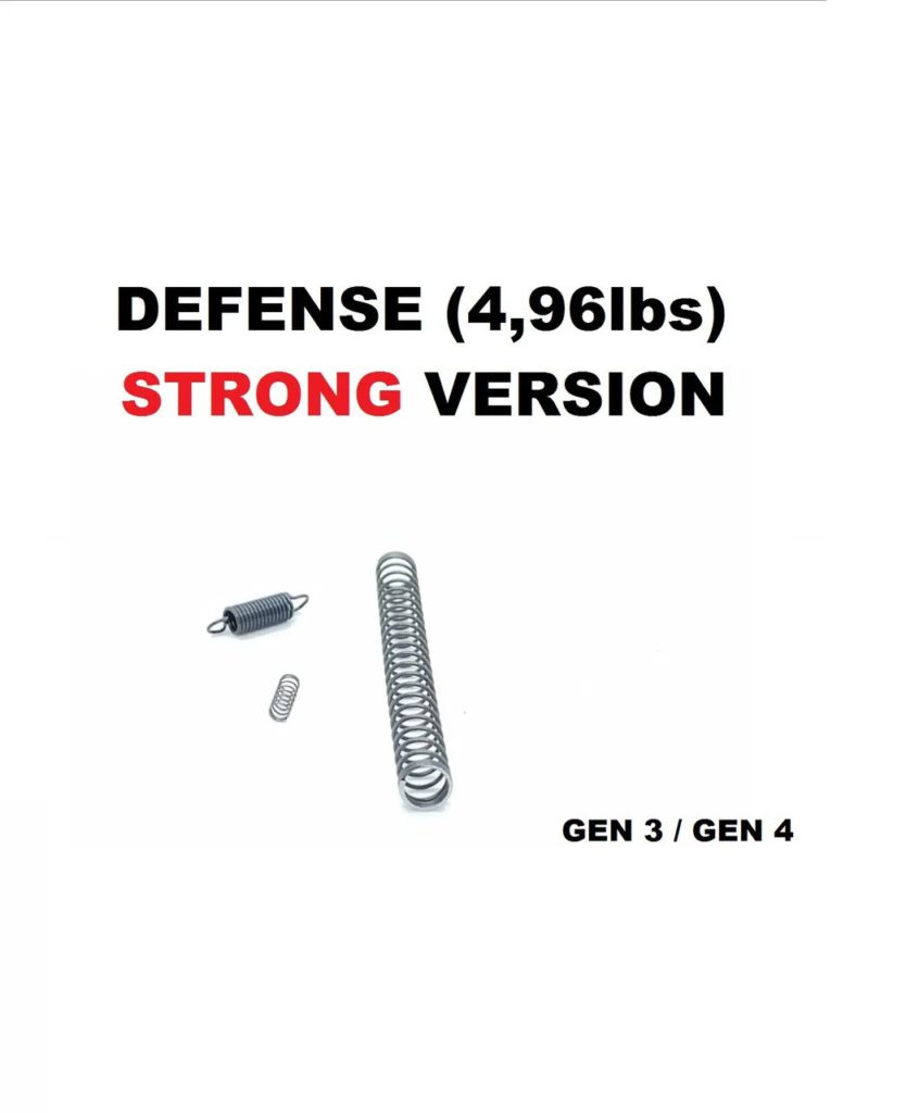 TR-1 Upgrade Defense Spring Kit (4.96lbs) | Glock Gen 1-4 - SLEC